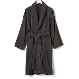 Christy Bademantel &raquo; Supreme&laquo; 1 Stk. 100% Baumwolle, 400g/m&sup2;, 1 Stk grau Baumwolle S L: 108cm