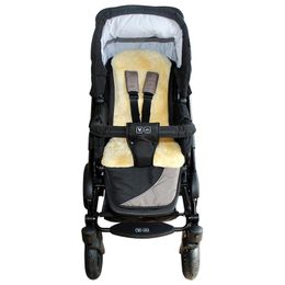 Heitmann Felle Babylammfell &raquo;Lammfell-Einlage&laquo; echtes Lammfell, geschoren, mit 5 Gurtschlitzen, vielseitig einsetzbar gold B/L: 35cm x 77cm Babylammfell