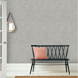 WOW Vliestapete &raquo;PUMICE TAUPE&laquo; uni Design Tapeten grau Vlies B/L: 0,52m x 10m, Rollen: 1
