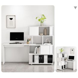 OTTO home Schreibtisch &raquo;Inovo&laquo; als Eckschreibtisch oder Schreibtisch nutzbar, viel Stauraum wei&szlig; B/H/T: 118,8cm x 71cm x 45cm