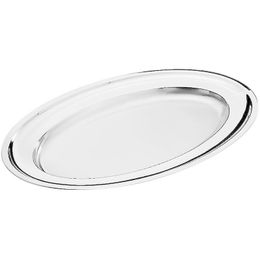 Pinti Inox PINTINOX Servierplatte &raquo;Vassoi&laquo; oval, Edelstahl 18/10, sp&uuml;lmaschinengeeinget silber Edelstahl B/H/L: 31cm x 21cm