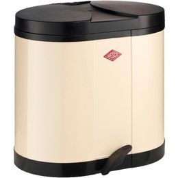 Wesco M&uuml;lleimer &raquo;Biom&uuml;lleimer&laquo; 1 Beh&auml;lter &Ouml;KO-Sammler, 2x15 Liter braun Stahlblech B/H/T: 45cm x 43cm x 36cm, 30 l