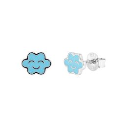Prinzessin Lillifee Damen Paar Ohrstecker &raquo;Wolke-Motiv&laquo; Emaille Silber 925 (Sterlingsilber)