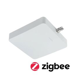 Paulmann Schienensystem-Einspeiser &raquo;URail Einspeisung Smart Home Mitte 227x196mm max. 300W&laquo; 1 Stk. tlg. Zigbee 3.0 wei&szlig; Kunststoff Einheitsgr&ouml;&szlig;e