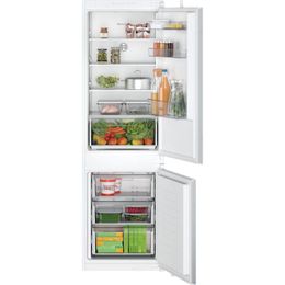 Bosch Einbauk&uuml;hlgefrierkombination Serie 2 &raquo;KIN86NSE0&laquo; 177,2 cm hoch 54,1 cm breit Multi Box XXL: extragro&szlig;e Schublade f&uuml;r Obst und Gem&uuml;se silber