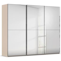 Rauch Schwebet&uuml;renschrank &raquo;Kleiderschrank Schrank Garderobe Schlafzimmerschrank SCALE-DUO&laquo; edle zweigeteilte T&uuml;ren Spiegelfront und 3 Zierleisten MADE