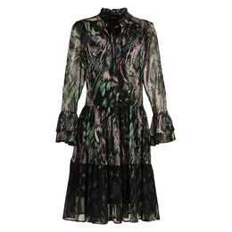 Madeleine Kleid Damen Gr&ouml;&szlig;e 42 grasgr&uuml;n / pink / schwarz Sommerkleid