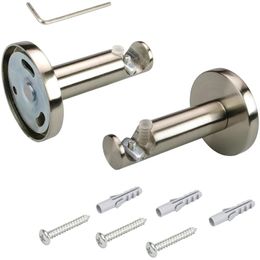 Liedeco Tr&auml;ger f&uuml;r Gardinenstange &Oslash; 16 mm silber &Oslash; 1,6cm