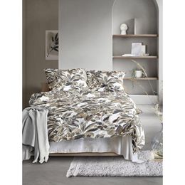 Irisette Bettw&auml;sche &raquo;Wave 8528&laquo; 2 Stk. anschmiegsam und atmungsaktiv, Ganzjahresqualit&auml;t grau Mako-Satin, Obermaterial: 100% Baumwolle B/L: 140cm x 200cm, 1 