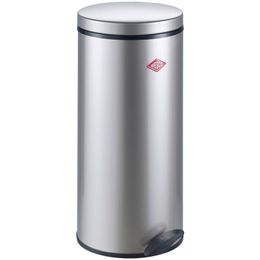 Wesco M&uuml;lleimer &raquo;Gastro&laquo; 1 Beh&auml;lter Tretabfallsammler 22 Liter silber Stahlblech B/H/T: 27cm x 58cm x 27cm, 22 l