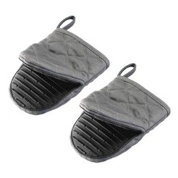 Westmark Topfhandschuhe &raquo;2 Ofenhandschuhe, mini&laquo; Schutz vor Hitze bis 250 &deg;C, 5 Jahre Garantie grau Einheitsgr&ouml;&szlig;e