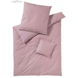 Elegante Bettw&auml;sche &raquo;Classico&laquo; 2 Stk. angenehmes Hautgef&uuml;hl rot Perkal, Obermaterial: 100% Baumwolle B/L: 135cm x 200cm, 1 Stk., 1 Stk., Perkal, B/L: 80cm x 