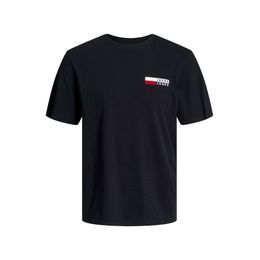 Jack & Jones Jack & Jones T-Shirt Herren Gr&ouml;&szlig;e XXL cranberry / schwarz / wei&szlig;