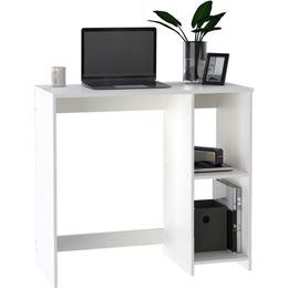 OTTO home Schreibtisch &raquo;BAKAR, Laptoptisch, Computertisch,&laquo; 2 offene F&auml;cher, platzsparend, Breite 80 x Tiefe 40 cm wei&szlig; B/H/T: 80cm x 73cm x 39,5cm