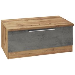 KOCHSTATION Sitzbank &raquo;KS-Samos&laquo; grau B/H/T: 100cm x 47cm x 60cm, 1 Klappe