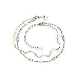 Engelsrufer Fu&szlig;kette &raquo;Moonlight Twin Bicolor&laquo; gold Edelstahl Fu&szlig;kette