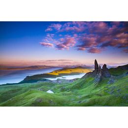 papermoon Fototapete &raquo;Hochland Schottland&laquo; bunt Vlies B/L: 3,5m x 2,6m, Bahnen: 7 Stk.