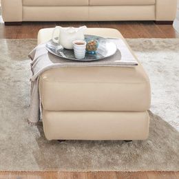 Calia italia Hocker &raquo;Gaia, hochwertiger, edler Lederhocker mit erstklassigem Sitzkomfort&laquo; beige Leder SORRENTO - 100% Leder;Leder BULL - 100% Leder B/