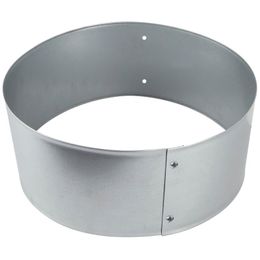 Windhager Rasenkante &raquo;variabel, Baumring-Set f&uuml;r Str&auml;ucher, Beete und B&auml;ume&laquo; Raseneinfassung formbar in &Oslash; 72/64/55/36/27 cm, verzinkt silber Metall L/H/T: 224cm