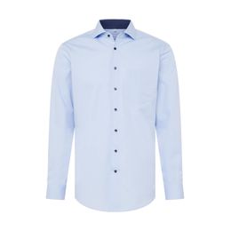 Seidensticker Button Up Shirt male size 48 Light blue
