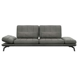 FLEXLUX 3-Sitzer &raquo;Tropea Funktionssofa, Designsofa, Relaxfunktion, TV-Couch,&laquo; mit Armteilverstellung sowie Sitztiefenverstellung, Breite 252 cm gr&uuml;n B
