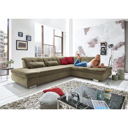 Die PlanBar Ecksofa &raquo;MP-IN17004 L-Form, Breite 323 cm, mit Federkern-Polsterung&laquo; inkl. Sitztiefenverstellung, wahlweise weitere Funktionen 100% 