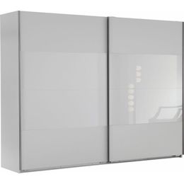 wimex Schwebet&uuml;renschrank &raquo;Easy&laquo; mit Teilglas wei&szlig; B/H/T: 225cm x 210cm x 65cm, T&uuml;ren: 2 Stk.