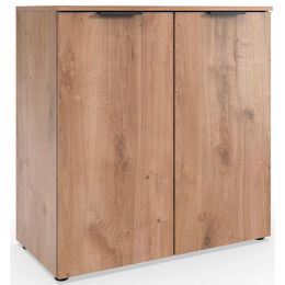 wimex Kommode &raquo;Level by fresh to go&laquo; 2-t&uuml;rig mit soft-close Funktion, 81cm breit, 92cm hoch braun Holzwerkstoff B/H/T: 81cm x 92cm x 41cm, 2 Stk.