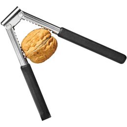 OXO Good Grips Nussknacker &raquo;Nuss-/Seafood Knacker&laquo; moderner Komfort zum Knacken von Meeresfr&uuml;chten und N&uuml;ssen, Edelstahl schwarz Edelstahl 