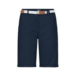oxmo Bermudas Shorts inkl. G&uuml;rtel Damen Gr&ouml;&szlig;e 36 dunkelblau