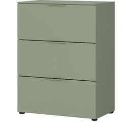 Germania Kommode &raquo;Savoca&laquo; 1 Stk. tlg. Breite 68 cm, Soft-close, 2 Fu&szlig;varianten inkl., Made in Germany gr&uuml;n Holzwerkstoff B/H/T: 68cm x 98cm x 40cm, 3 