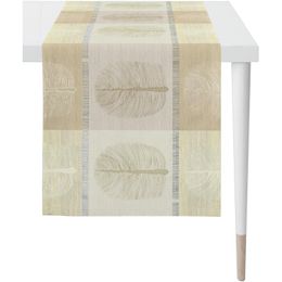 Apelt Tischl&auml;ufer &raquo;Vito, LOFT STYLE&laquo; Jacquardgewebe grau Polyester, Viskose B/L: 44cm x 140cm, 1 Stk., rechteckig
