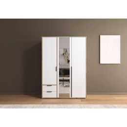 Rauch Dreht&uuml;renschrank &raquo;Kleiderschrank Schrank Garderobe W&auml;scheschrank NAGATA mit Spiegel&laquo; in 3 verschiedenen Ausstattungen BASIC/CLASSIC/PREMIUM, und