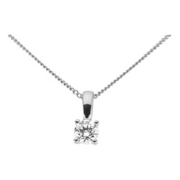 Firetti Damen Kettenanh&auml;nger &raquo;Schmuck Geschenk Gold 333 Halsschmuck Anh&auml;nger Solit&auml;r Lab Grown&laquo; mit Brillant 0,3 VS = sehr kleine Einschl&uuml;sse, 
