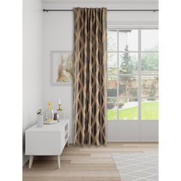 HOMING Vorhang &raquo;Marla&laquo; verdeckte Schlaufen 1 Stk. tlg. Fertigschal grau Polyester 245cm, verdeckte Schlaufen, 140cm