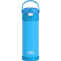 Thermos Isolierflasche &raquo;FUNTAINER Water Bottle, doppelwandiger Edelstahl, sp&uuml;lmaschinenfest&laquo; 0,47l, 12h kalt, mit dichschlie&szlig;endem Push Button Lid 