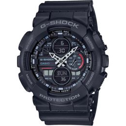 Casio G-Shock Herren Casio G-SHOCK Chronograph Quarzuhr,Armbanduhr,Herrenuhr,digital, bis 20 bar wasserd.Resinarmband schwarz Einheitsgr&ouml;&szlig;e