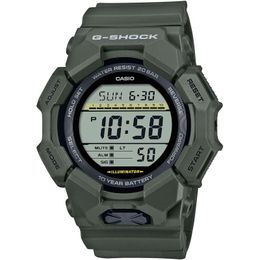 Casio G-Shock Herren Casio G-SHOCK Chronograph Quarzuhr, Armbanduhr,Herrenuhr, digital, autom. Kalender, Resinarmband gr&uuml;n Einheitsgr&ouml;&szlig;e