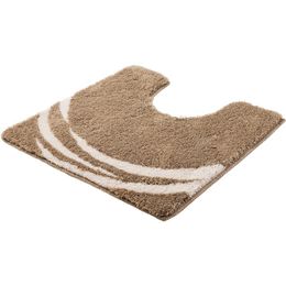 Kleine Wolke Badematte &raquo;&raquo;Mystic&laquo;, Badvorleger, Badezimmer Teppich&laquo; H&ouml;he 25 mm rutschhemmend beschichtet fu&szlig;bodenheizungsgeeignet Badteppich, modernes Design, Hoch-