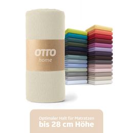 OTTO home Spannbettlaken &raquo;BLACKBERRY in PREMIUM und BASIC Qualit&auml;t, 100% Baumwolle&laquo; f&uuml;r hohe Matratzen bis 28 cm, Bettlaken, Spannbetttuch, Boxspring 