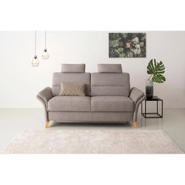 OTTO home 3-Sitzer &raquo;Westerland&laquo; Federkern-Polsterung. wahlweise mit Armlehnfunktion braun 100% Polyester B/H/T: 186cm x 90cm x 89cm, Chenille-Optik,