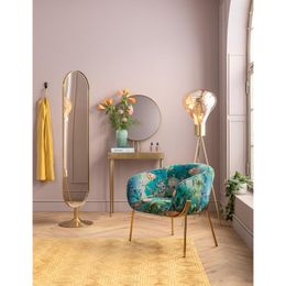 KARE Wandspiegel &raquo;Standspiegel Curve Brass 40x170cm&laquo; gold Glas B/H/T: 38cm x 172cm x 38cm