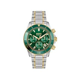 BOSS Herren BOSS Chronograph &raquo;SEALINER&laquo; Quarzuhr, Armbanduhr, Herrenuhr, Edelstahlarmband, analog, Tag Einheitsgr&ouml;&szlig;e