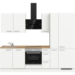 Nobilia K&uuml;chenzeile &raquo;"Touch II", NEU: individuell anpassbar mit gratis Profi-Beratung&laquo; vormontiert, Breite 270 cm, Ausrichtung w&auml;hlbar, wahlw. mit E-