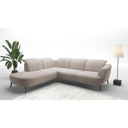 Sit & More sit&more Ecksofa &raquo;Zoe&laquo; ink.Sitztiefenverstellung, wahlweise mit Kopfteilverstellung grau 100% Polyester B/H/T: 300cm x 87cm x 267cm, Luxus-Microfaser 