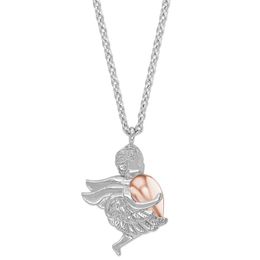 Engelsrufer Damen Kette mit Anh&auml;nger &raquo;Schutzengel&laquo; rosa Silber 925 (Sterlingsilber), L: 50