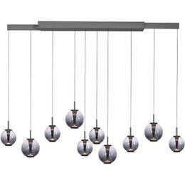 Neuhaus PURE LED Pendelleuchte &raquo;PURE E-Infinity&laquo; LED-Board 1 Stk. warmwei&szlig; - kaltwei&szlig; e-SLIDE Funktion, CCT, dimmbar, Fernbedienung grau 10, H: 100cm,