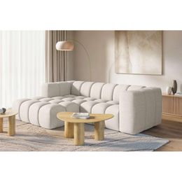 homsy by Ana Johnson Ecksofa &raquo;&raquo;L&laquo; BOUBELLE L-Form, Design-Sofa, Bubble-Optik, Breite 247 cm&laquo; hoher Sitzkomfort dank Wellenunterfederung, L Sitztiefe 