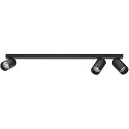 NOVA LUCE Deckenleuchte &raquo;OSO&laquo; GU10 1 Stk. schwarz 3, H: 8cm, 1 Stk.