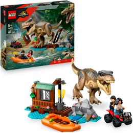 Lego Konstruktionsspielsteine &raquo;Flucht vor dem T.Rex (76975), Lego Jurassic World&laquo; Made in Europe braun Einheitsgr&ouml;&szlig;e Konstruktionsspielsteine